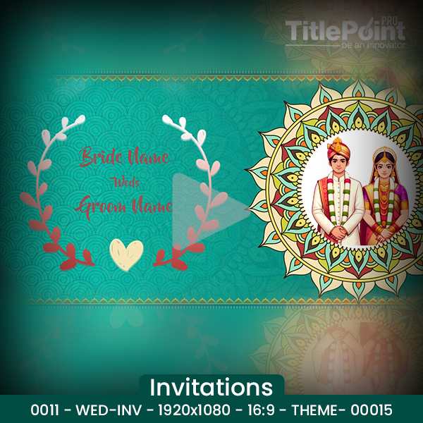 0011-Wedding invitation - EditPoint India