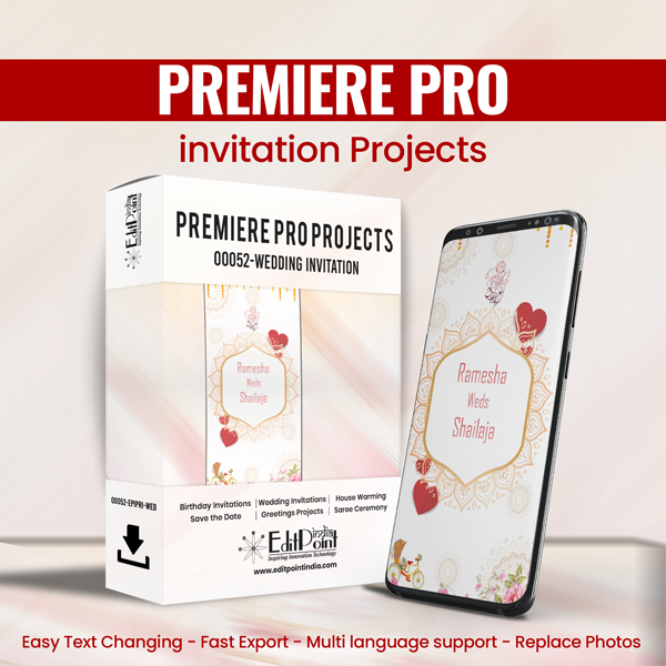 00052 Wedding PRI Invitation - EditPoint India